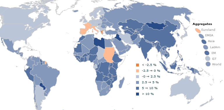 Sober Look: Name the 20 fastest growing economies in 2013
