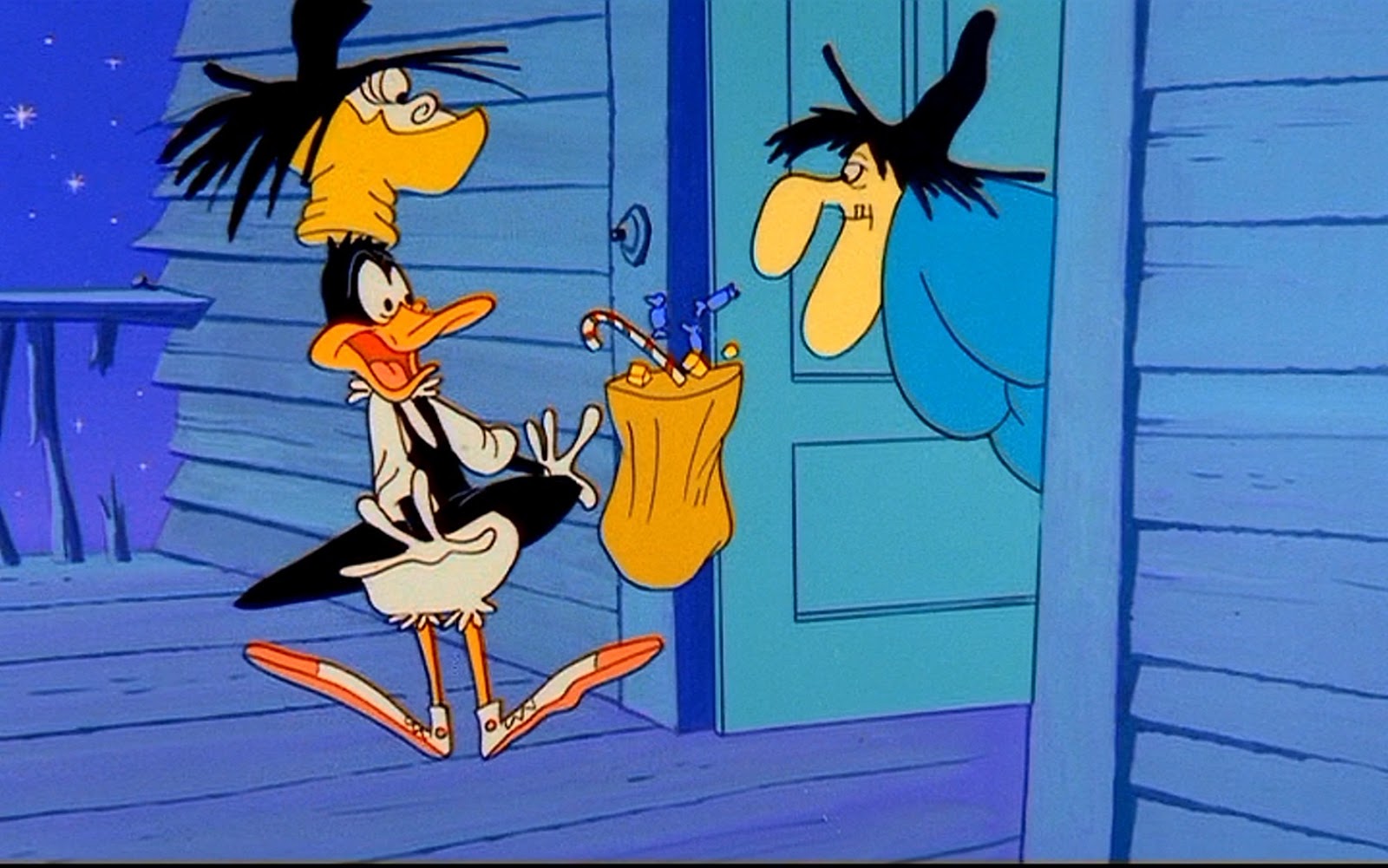 Daffy Duck Scared