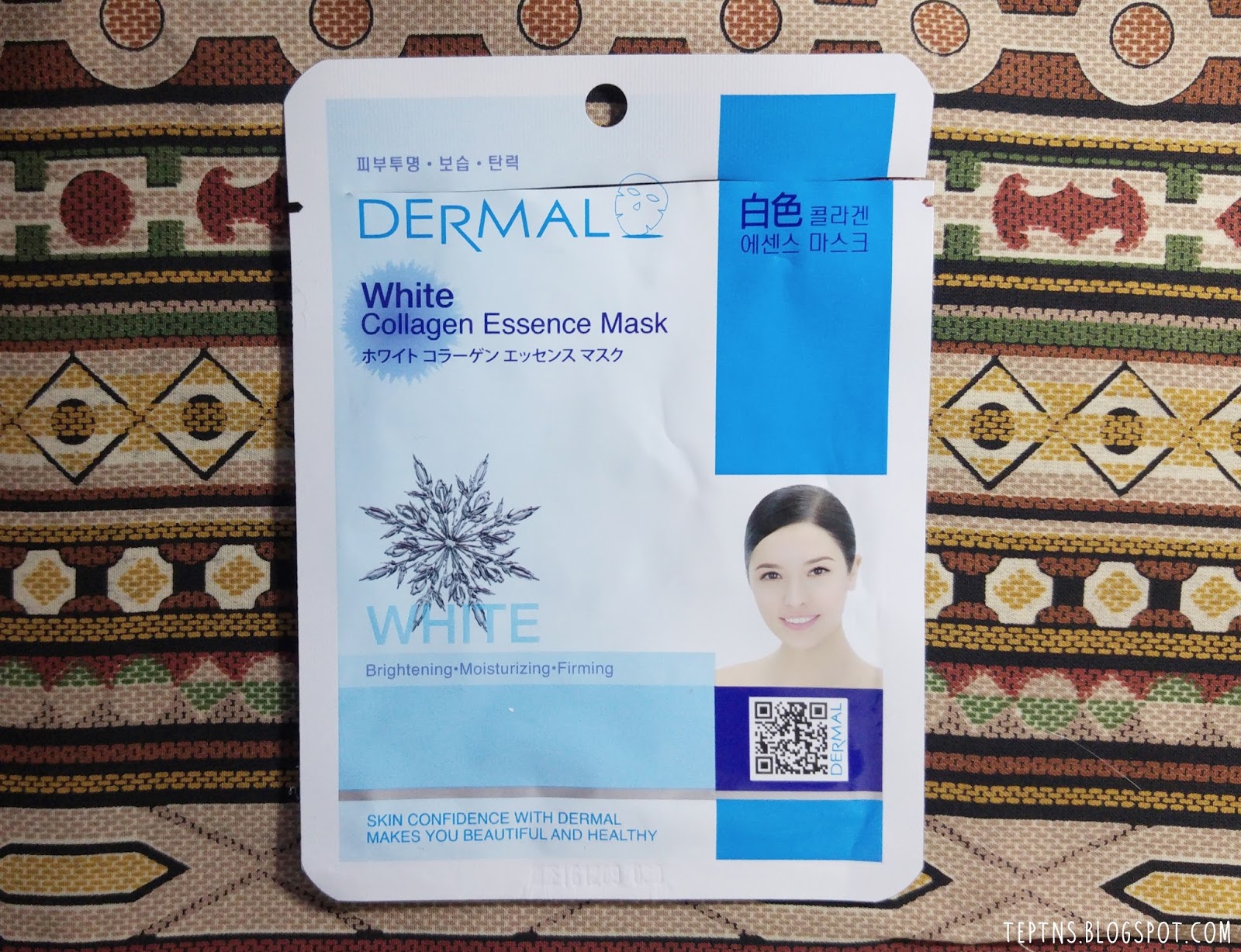 Dermal White Collagen Essence Mask Review - Tep Tries New Stuff
