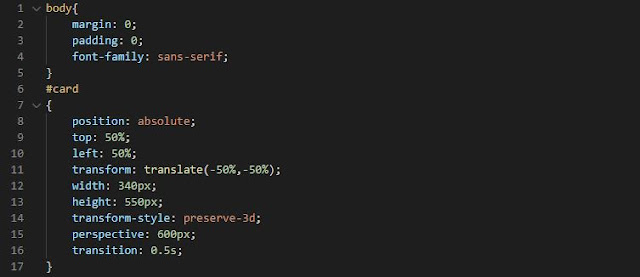 Website Programming: Flip Card Animation Pure HTML and CSS in ...