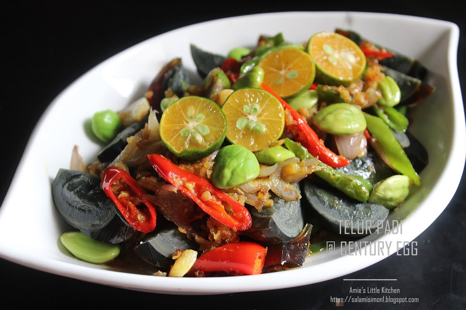 Telur Padi @ Century Egg - Amie's Little Kitchen