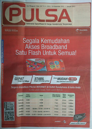 Tabloid Pulsa Edisi 249 | 19 Desember 2012 - 01 Januari 2013 | HUGETUGET