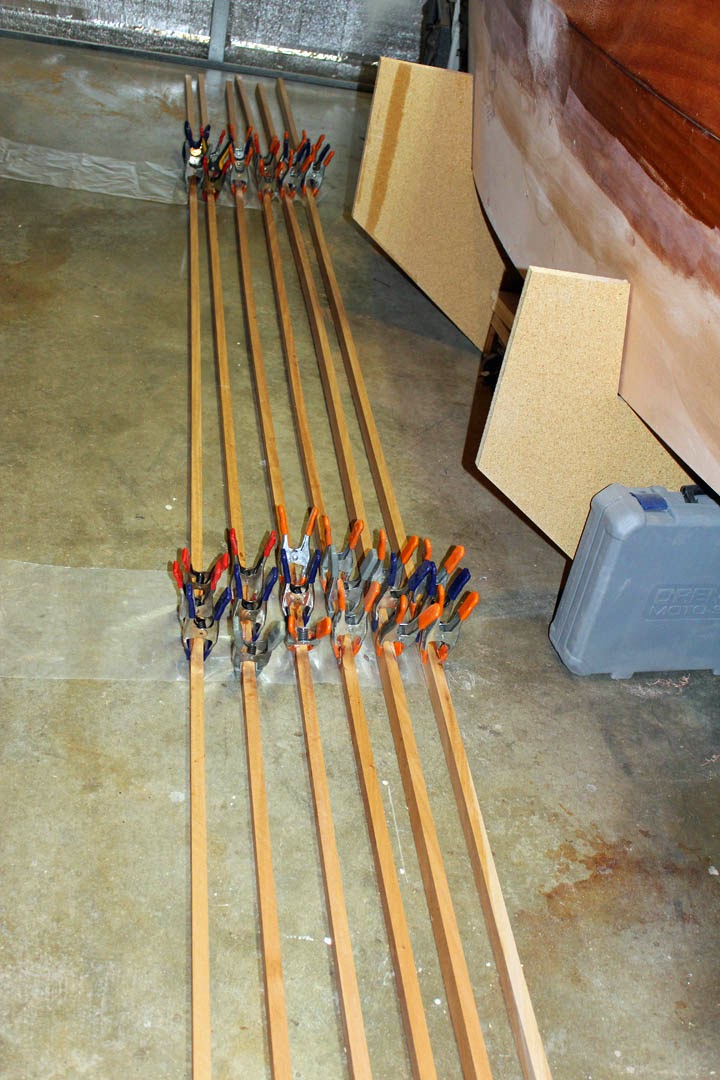 Building the "PocketShip" Pocket Cruiser: Toerails, Rub Rails and ...