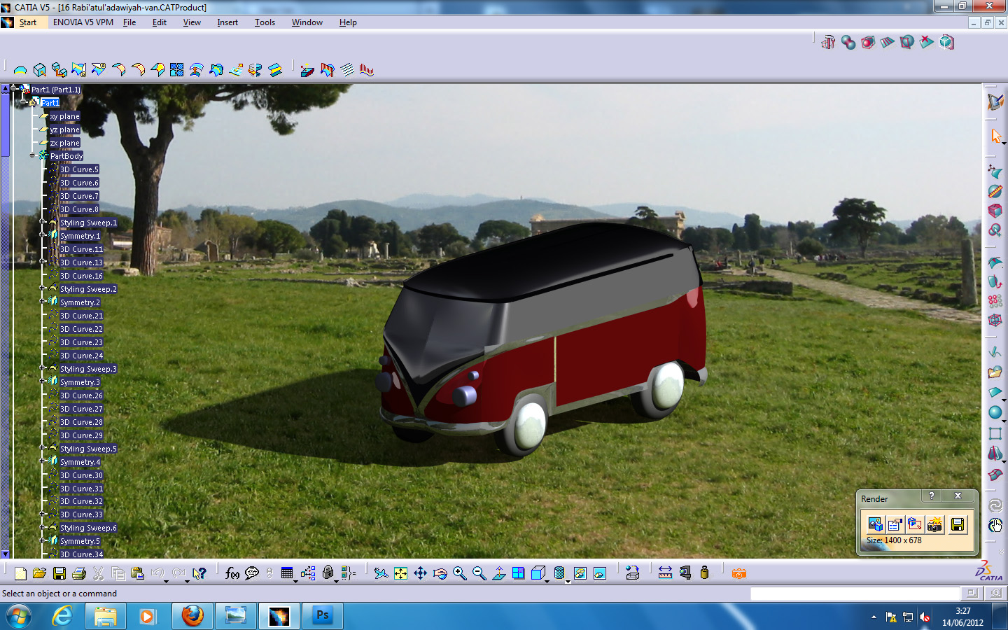 lilulilu: Final Project Subject 'Advanced CAD CATIA'