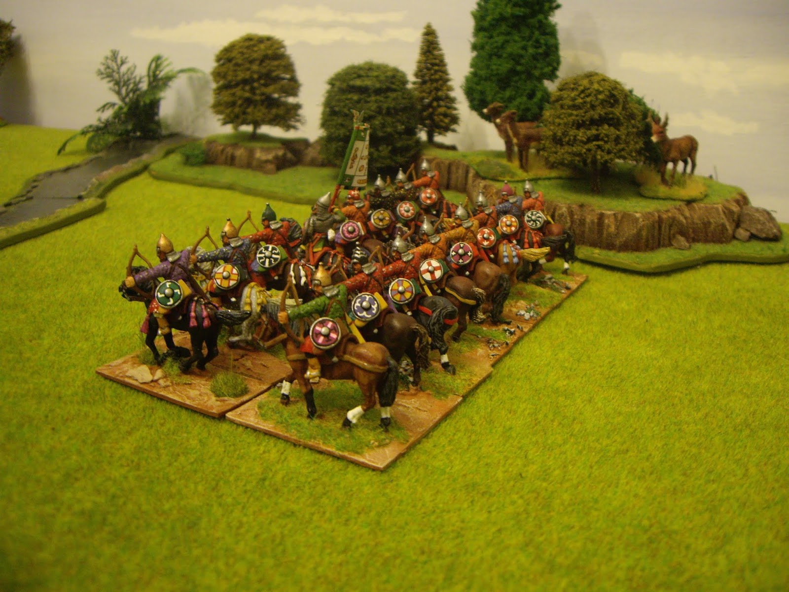 Scimitar and Crescent Wargames: Those Cuman Warriors become Boyar Cavalry