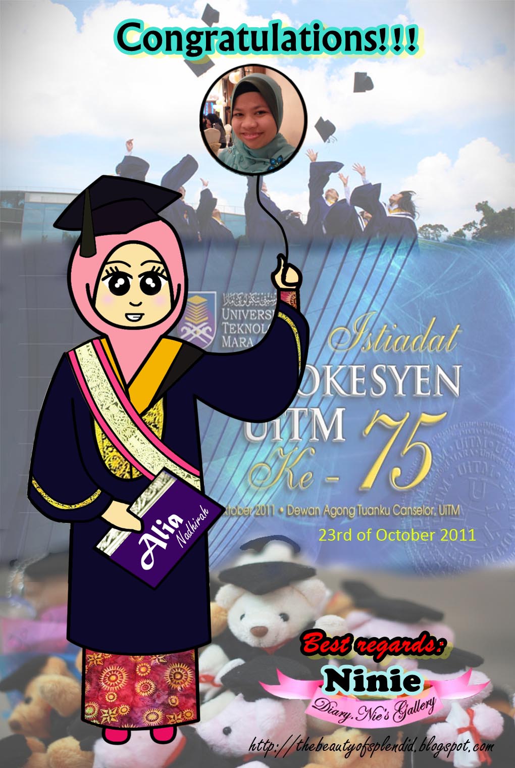 Diary.Nie's Gallery: Convocation Doodles for Friends (Some)