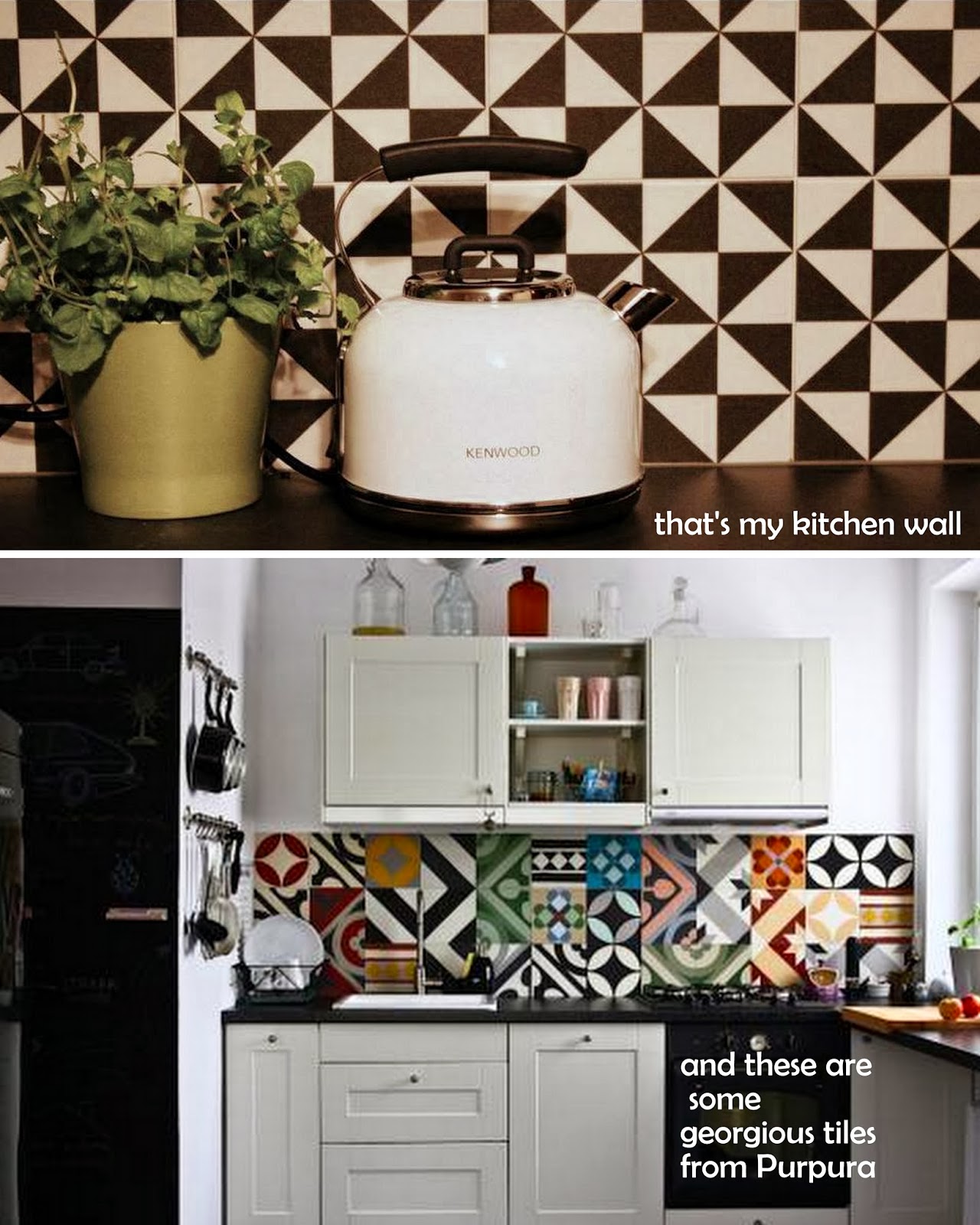 Between the ordinary: Geometric tiles