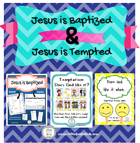 Bible Fun For Kids: Jesus' Baptism & Temptation Preschool Projects