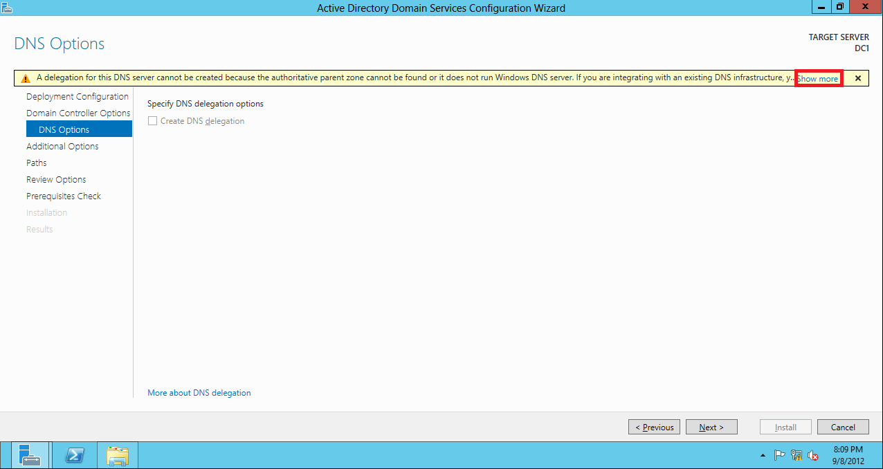 AD Shot Gyan: Promoting a Domain Controller on Windows Server 2012