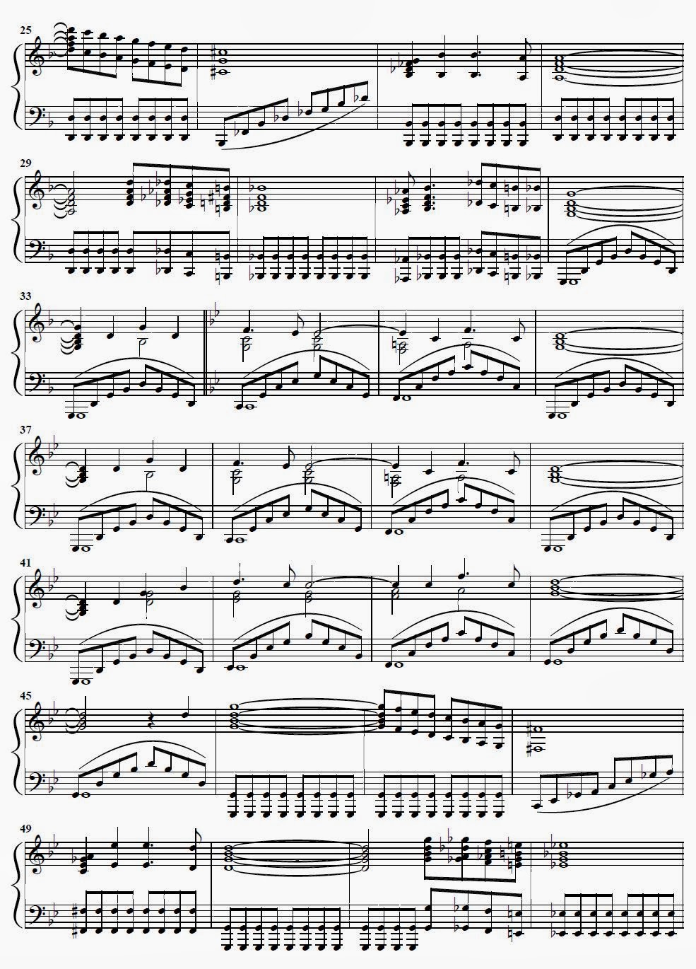 Partituras ineditas para piano: febrero 2014