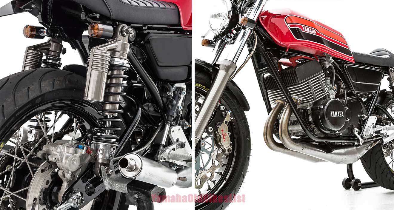 Reborn of the old Yamaha RD400 become a Cafe Racer - Yamaha Old Bikes List