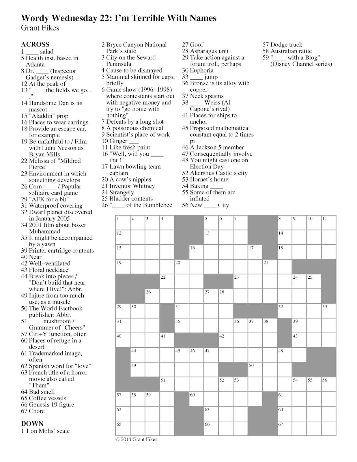 A Cleverly Titled Logic Puzzle Blog Wordy Wednesday 22 I m Terrible A Cleverly Titled Logic Puzzle Blog Wordy Wednesday 22 I m Terrible