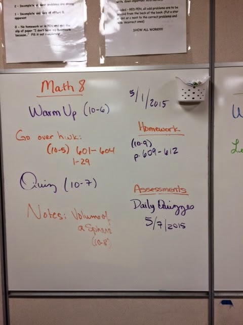 Miss Grandbois' Math Class: May 2015