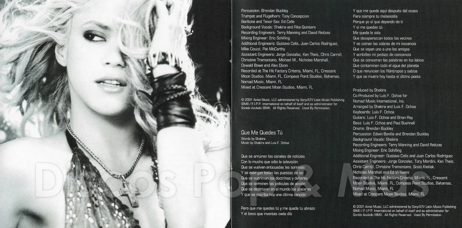 Discos Pop & Mas: Shakira - Laundry Service: Washed and Dried