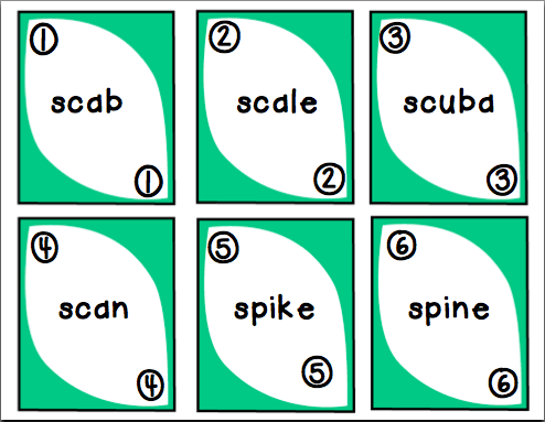 Mrs. Ludwig's Speech Room: DOS: the "Uno-Like" Speech Sound Card Game