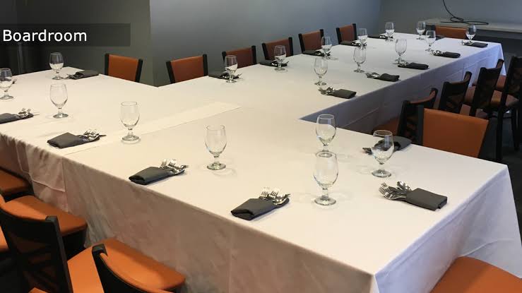 TYPES OF BANQUET SET UP