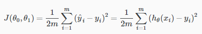 Knowledge Sharing: How to calculate cost function J(θ0, θ1) - Machine ...