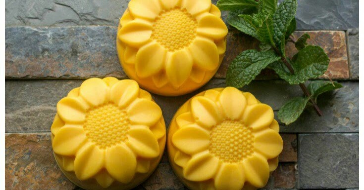 Membuat Sabun Bunga Matahari, Mawar, Oatmeal, Madu dan Lemon - Hello World!