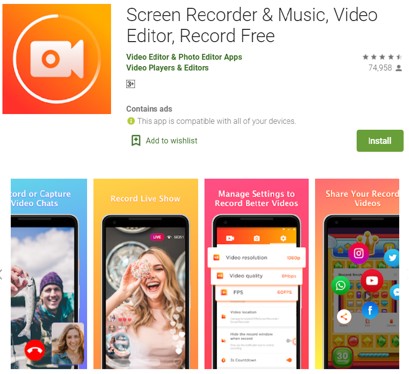 7 Aplikasi Perekam Layar Android Full HD Terbaru - Garasipedia