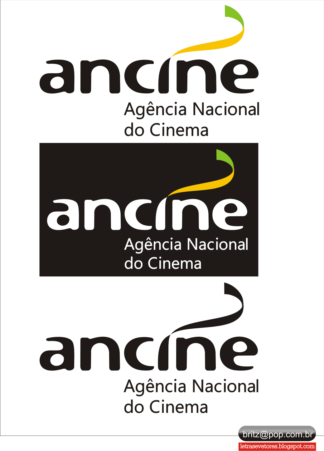 Vetor CDR Free: Ancine