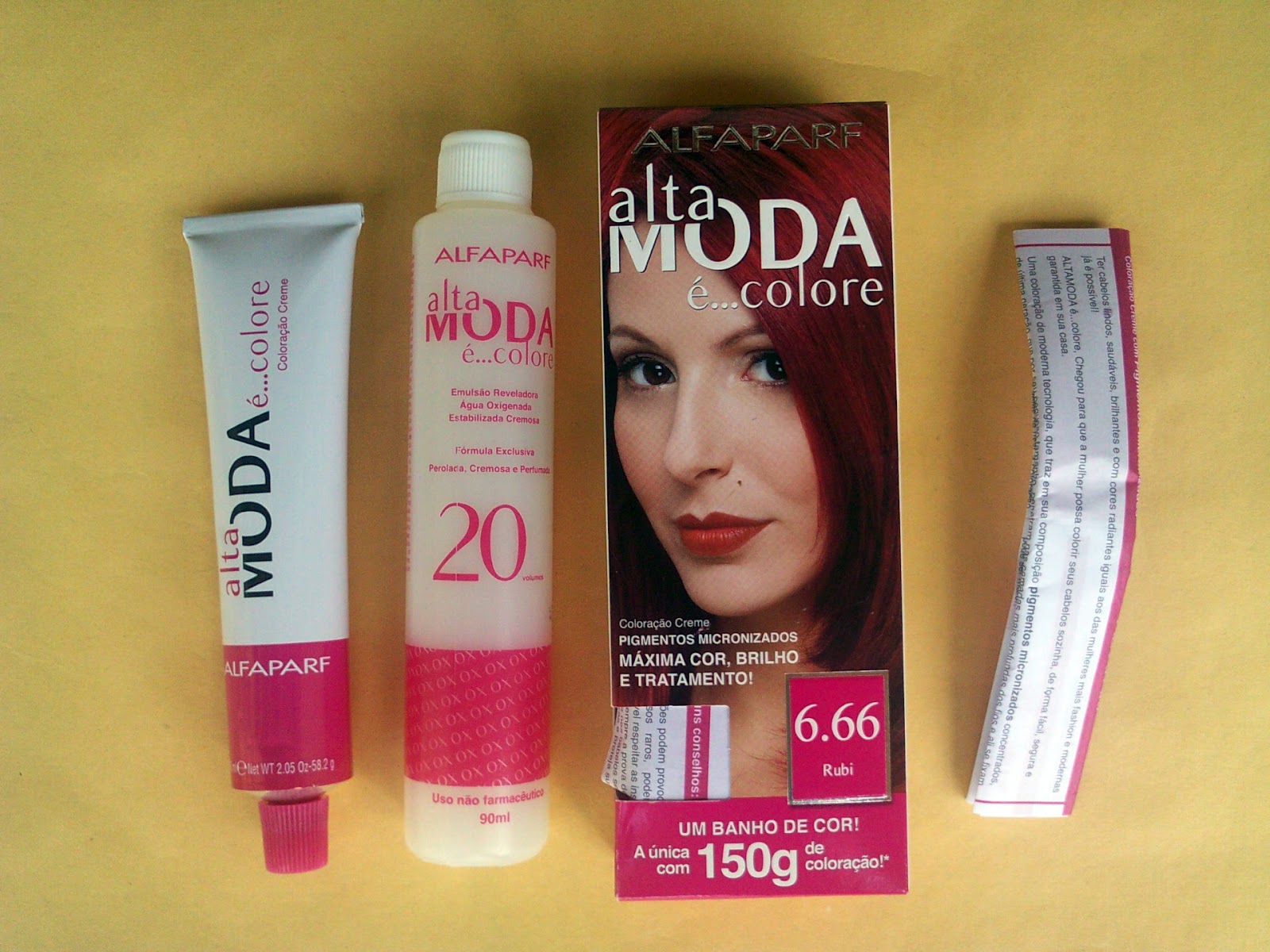 Meu Blog Encantado: Tintura Alta Moda Alfaparf