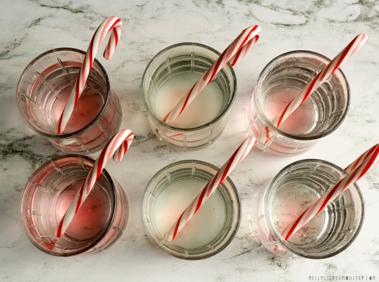 Dissolving Candy Canes Science Experiment - Messy Little Monster