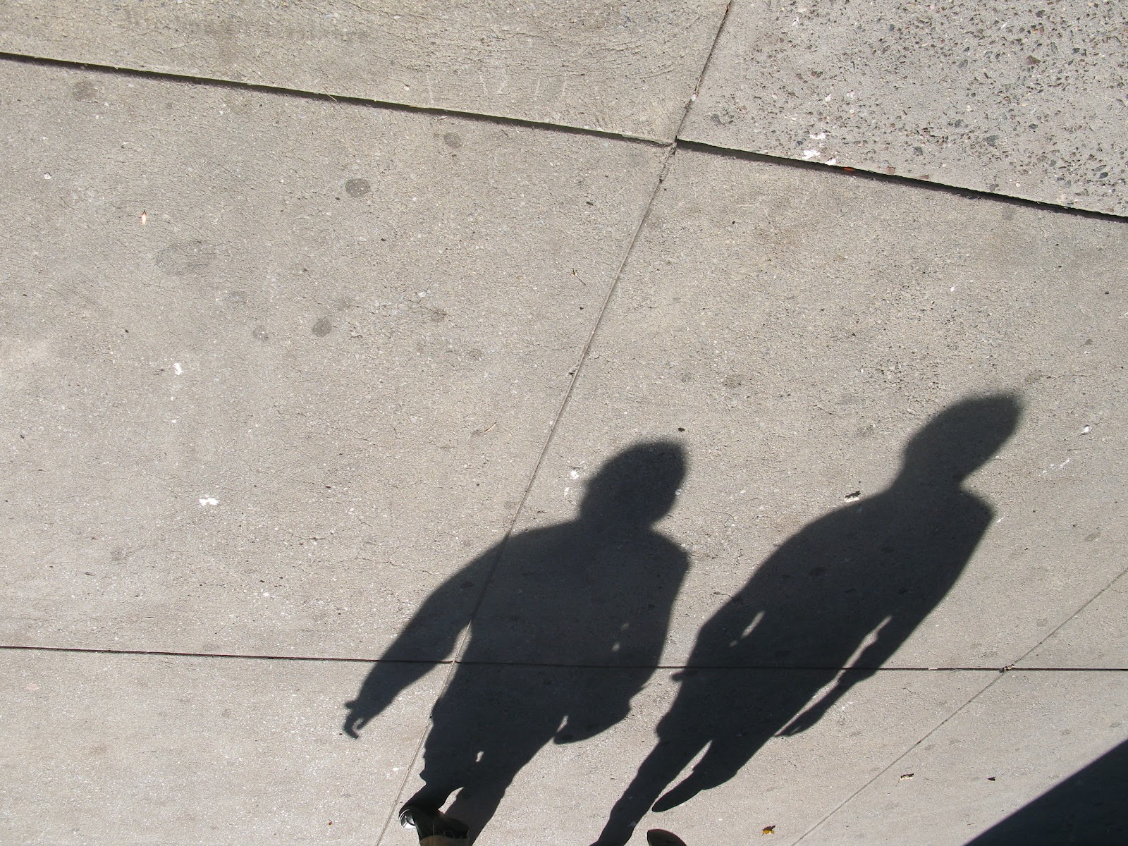 MARGARET GOSDEN 2: SHADOW SHOT SUNDAY2: WALKING SHADOWS...