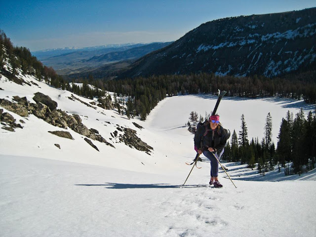 Jackson Hole Babe Force: Birthday Ski on Jackson Peak