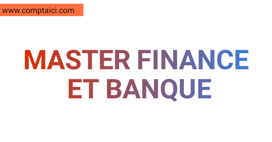 Le Master de finance et banque - Compta ICI