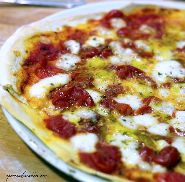 Making Round Pizzas at Home