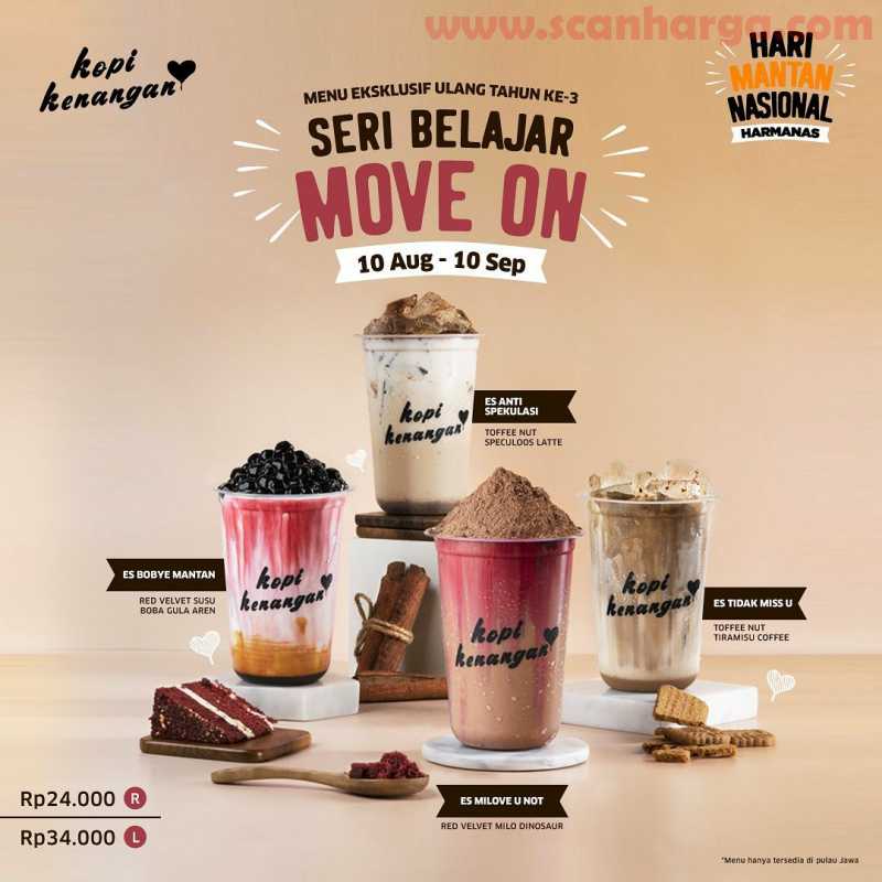 Promo Kopi Kenangan Menu Seri Belajar Move On Periode 10 Agustus - 10 ...