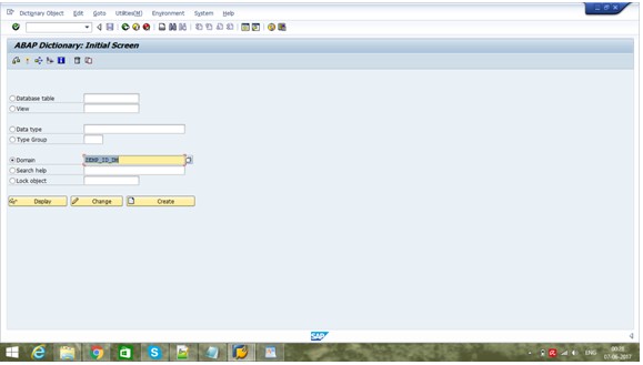Step by Step Tutorial on Creating Domain in SAP ABAP