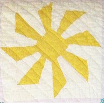 Cloud of Quilt Patterns: Sunbeam