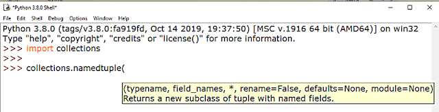 APRENDER A PROGRAMAR CON PYTHON: NAMEDTUPLES