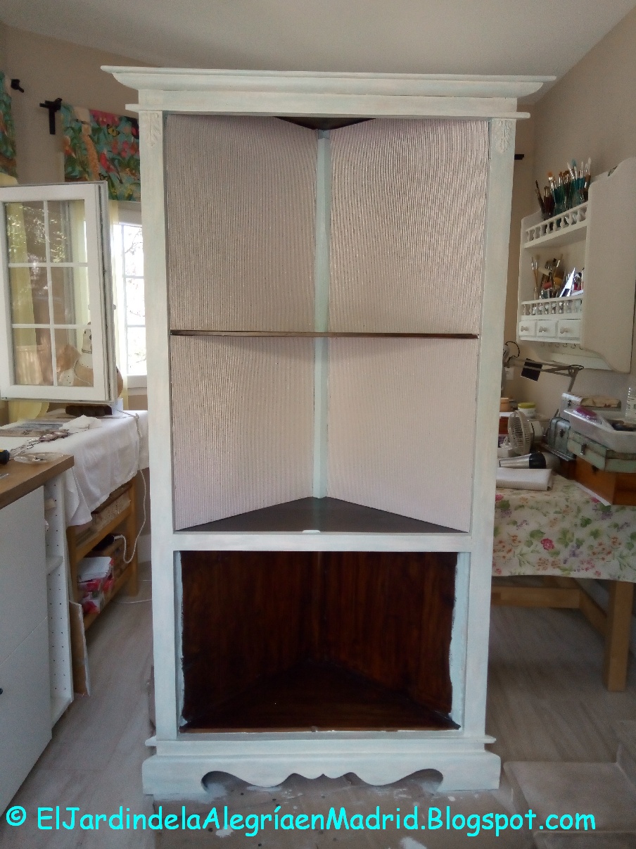 El jardín de la alegría : Tutorial: Cómo restaurar una vitrina ...