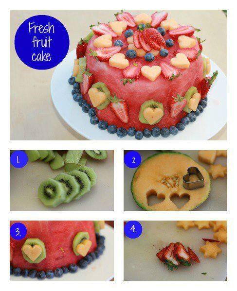 Placeres al paladar: Pastel de Sandía (Fruit Cake)