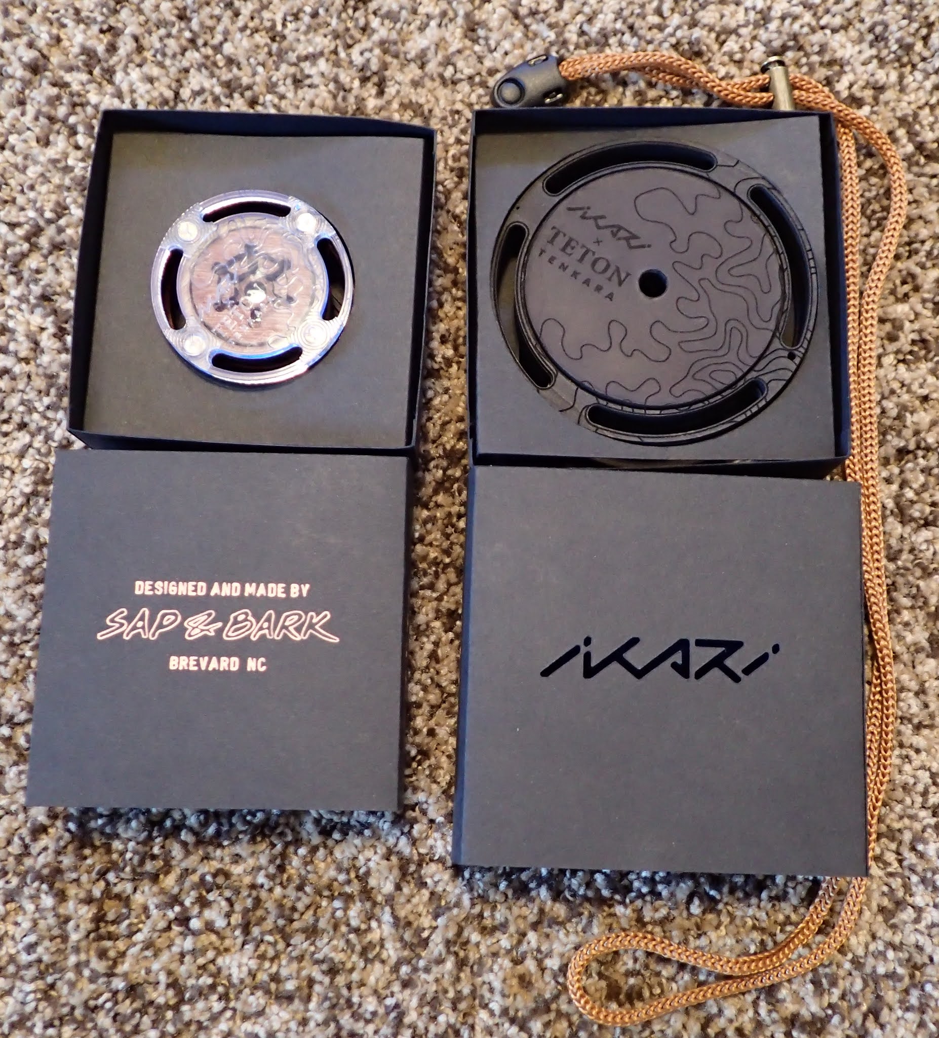 Teton Tenkara: Ikari - Line storage spool, Fly box, and Line winder ...