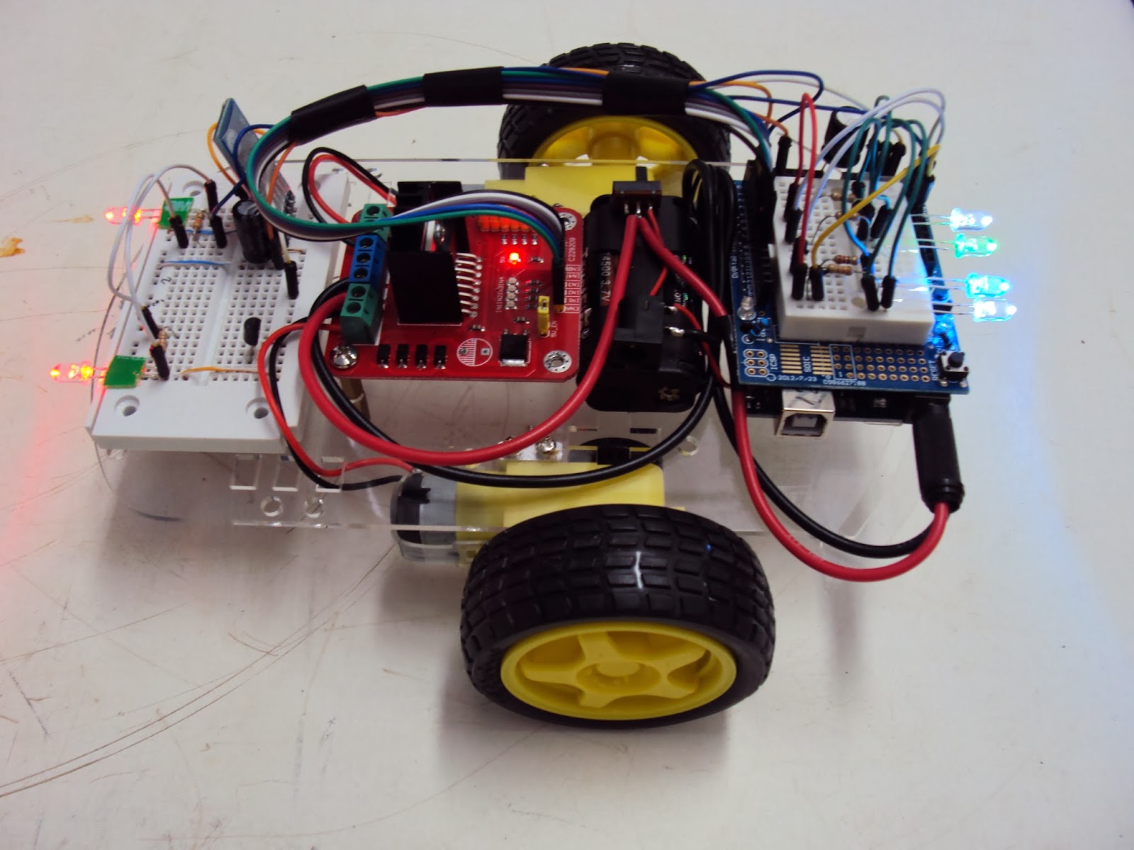 Arduino Android WI-FI Bluetooth: Arduino RC Car Control
