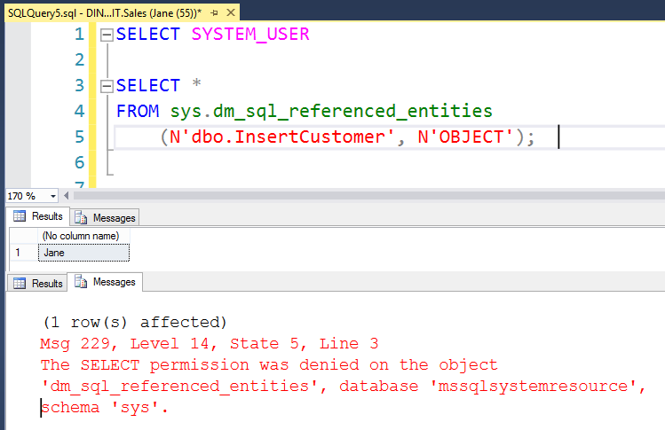 Dinesh's Blog :::: Being Compiled ::::: How to restirct access to DMVs ...