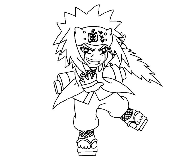 Jiraiya Coloring Pages