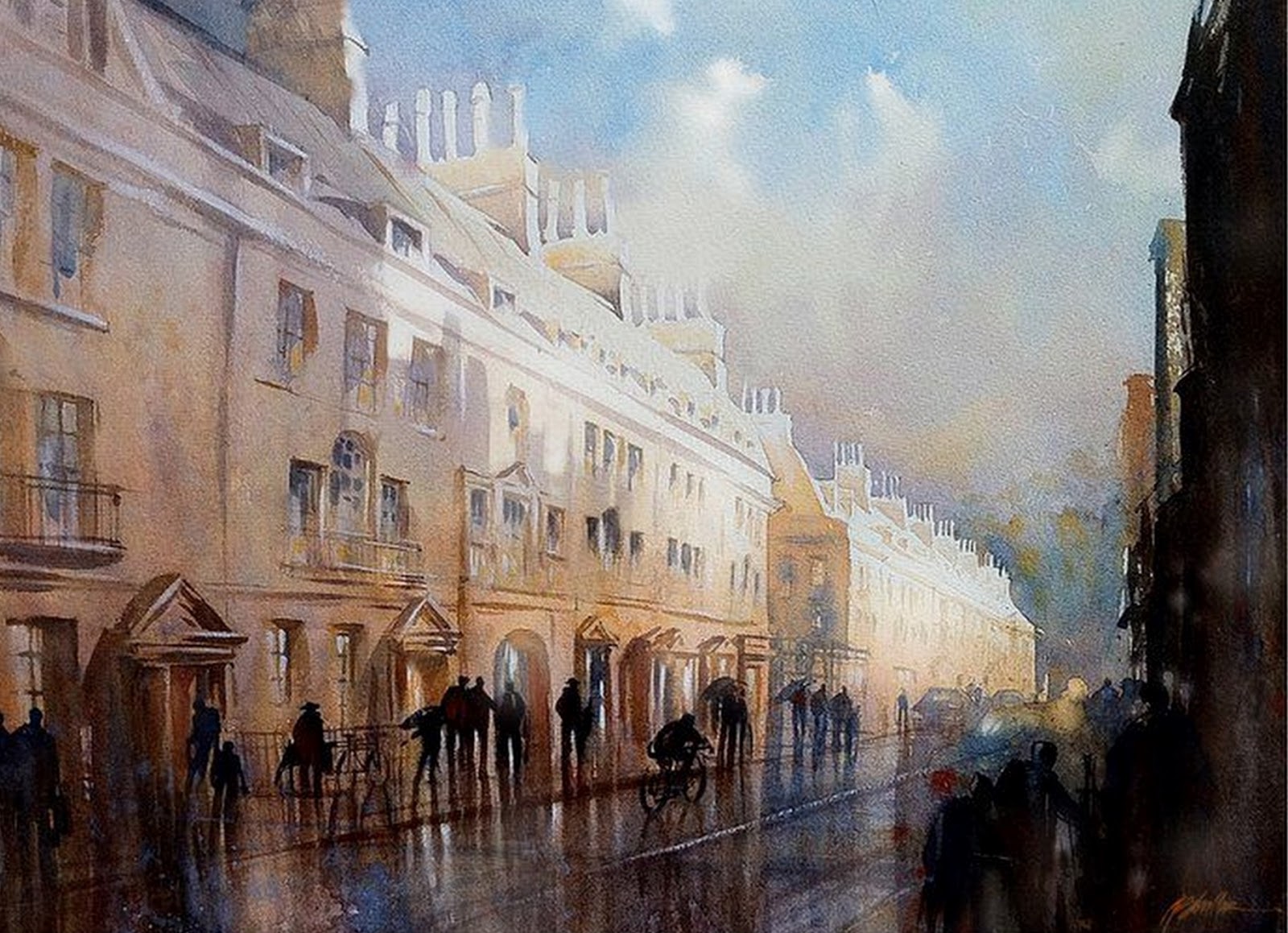 El arte es su máxima expresión : Pintores Paisajistas Acuarelistas ...