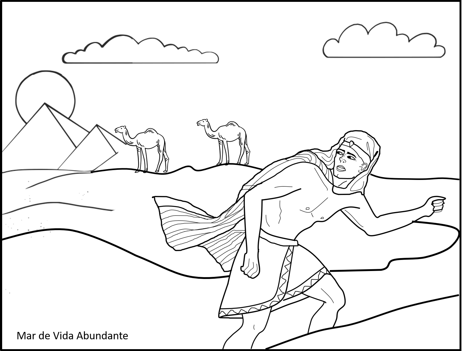 Moisés y Cristo Clase bíblica para niños - Mar de Vida Abundante