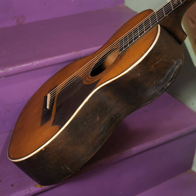 1920s Oscar Schmidt Stella Fancy Parlor Guitar