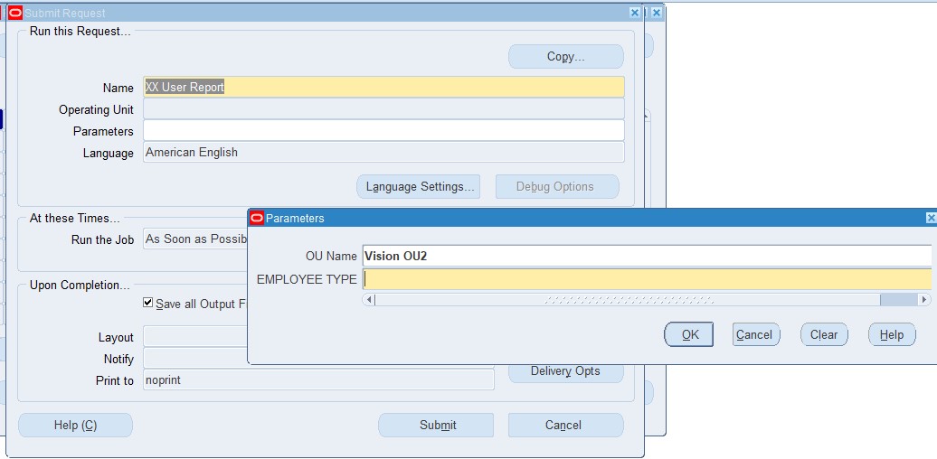 Oracle Application's Blog: How to enable a Parameter based on another parameter in oracle apps