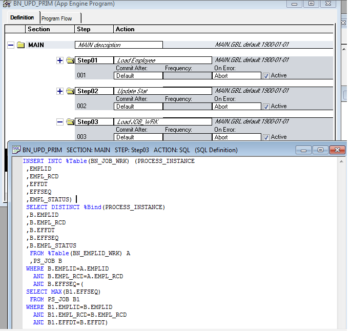 PeopleSoft: Parallel Processing using Temporary Record with Application ...
