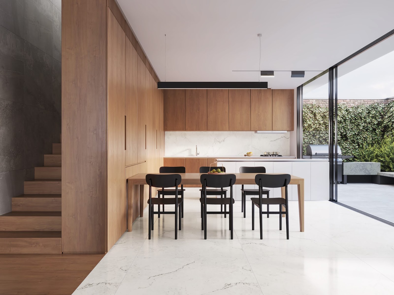 Inspire-se com cozinhas revestidas pela Roca Brasil Cerámica - Joana D'arc