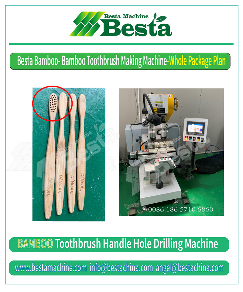 BAMBOO PROCESSING MACHINE: Bamboo Toothbrush Handle Drilling Machine ...
