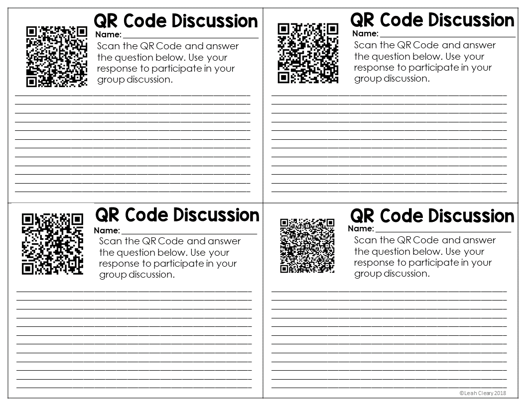 10 Ways to Use QR Codes to Build An Interactive Classroom - Leah Cleary