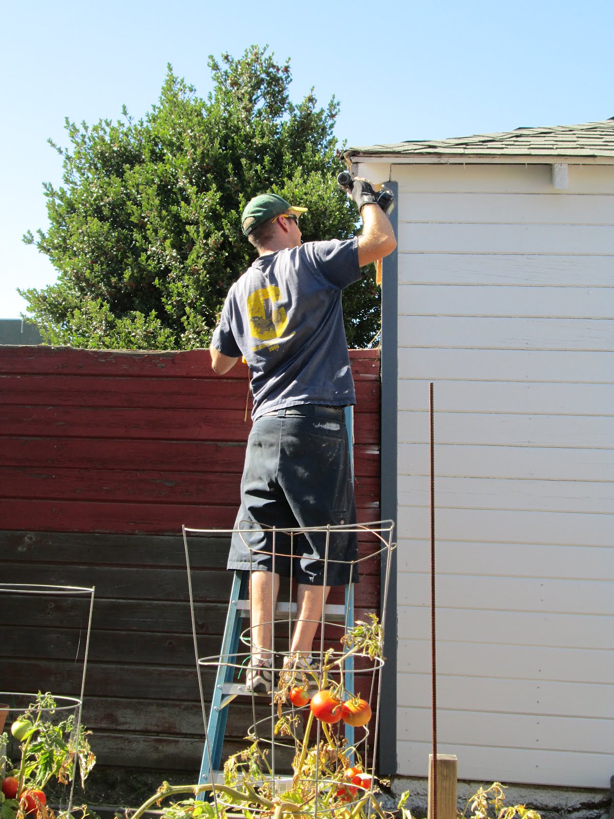Stay Off Feet = Refinish Garage