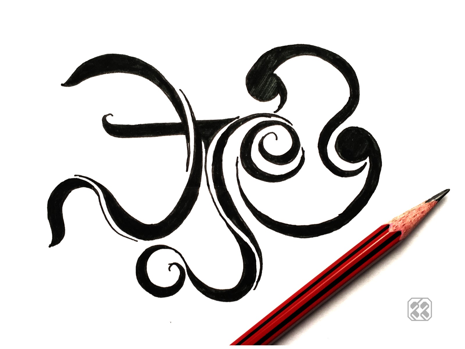 శ్రీ+స్వాతి పచ్చబొట్టు (Sri+Swathi Tattoo)